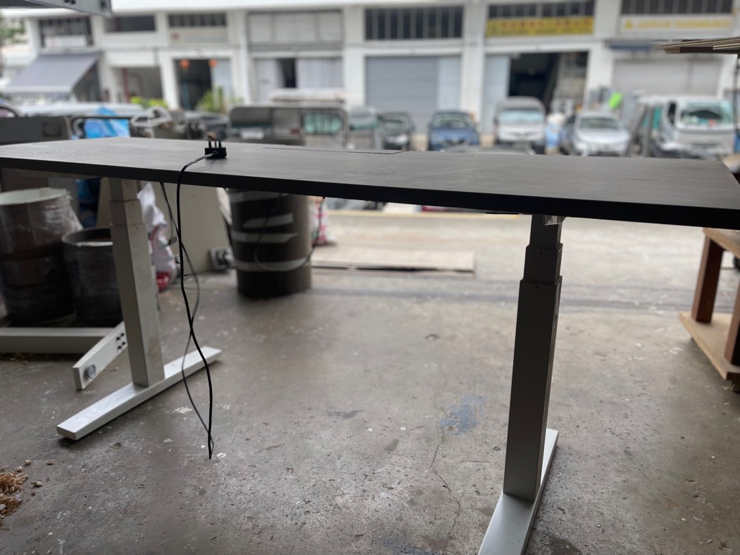 Motorized Adjustable Table Leg Single/Double, Furniture & Home Living ...