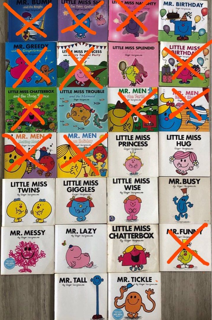Mr Men & Little Miss books, Hobbies & Toys, Books & Magazines, Children ...