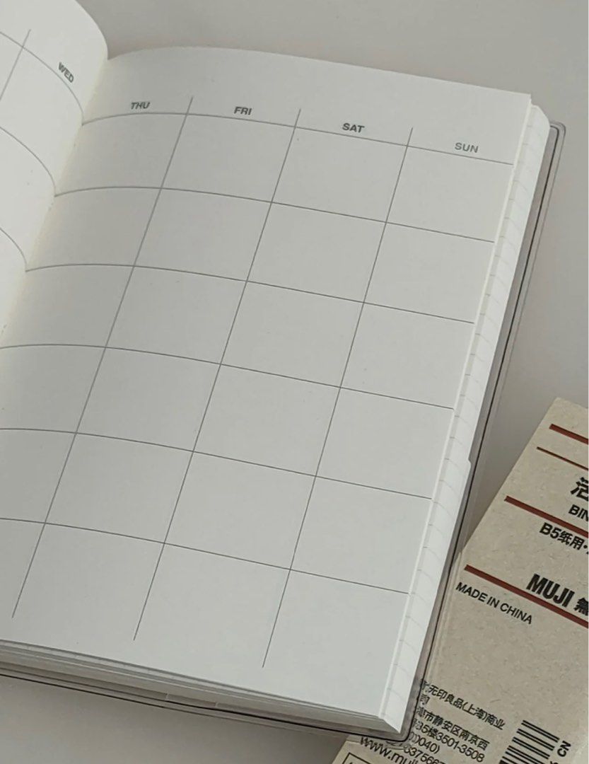 Muji Planner 2023, Hobbies & Toys, Stationery & Craft, Stationery ...