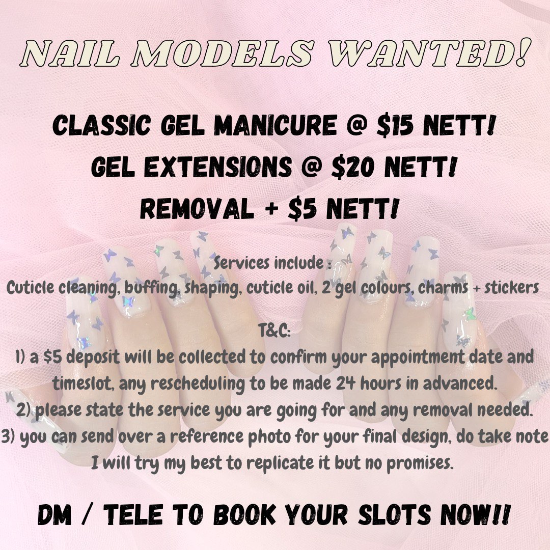 Nail Models WANTED!!, Beauty & Personal Care, Hands & Nails on Carousell