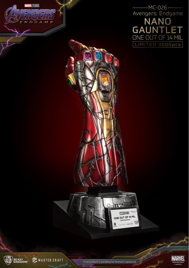 Marvel Nano Gauntlet (One out of 14 million), Hobbies & Toys ...