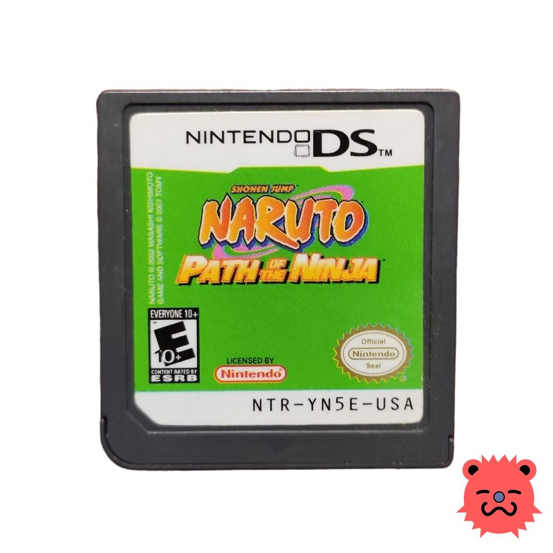 Naruto path of the ninja ds game for Nintendo DS and 3DS | US ENGLISH ...