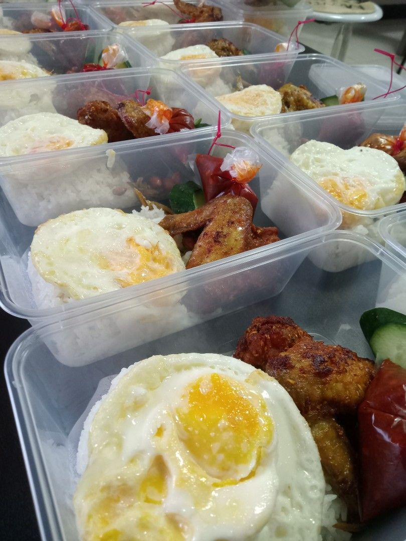 MUSLIM OWNED Nasi Lemak Bento Sets, Food & Drinks, Local Eats on Carousell