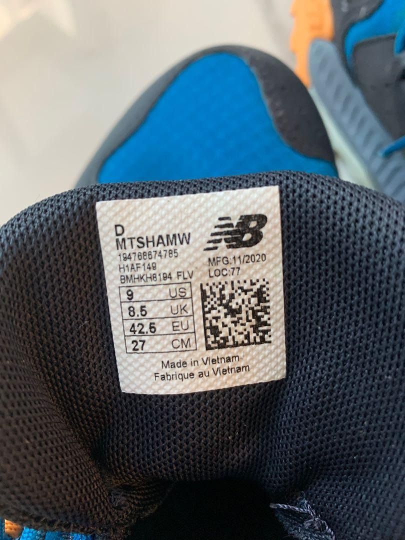 New Balance hiking shoes 行山鞋 山道系列 UK8.5, 男裝, 鞋, 波鞋 - Carousell