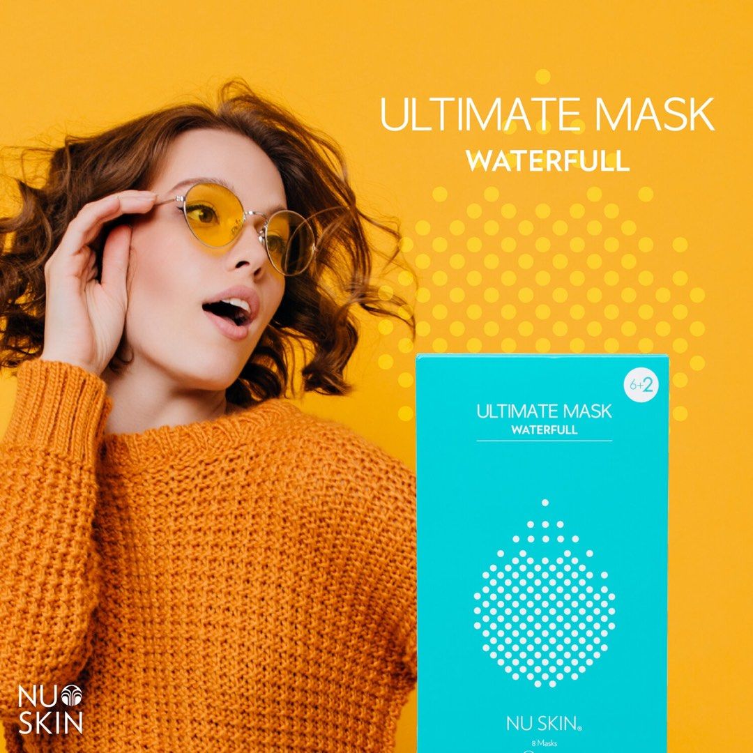 Nuskin ultimate mask waterfull (expiry April 2024), Beauty & Personal ...