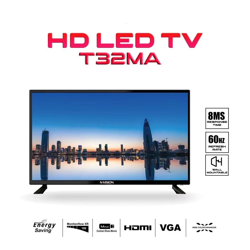 NVision 32 Inch LED TV (REGULAR TV) -(N600-T32MA), TV & Home Appliances ...