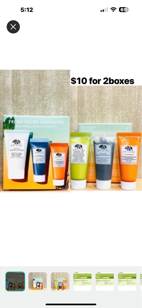 Origins. Travel Size Samples. Box Set. x4 boxes. Authentic, Beauty ...