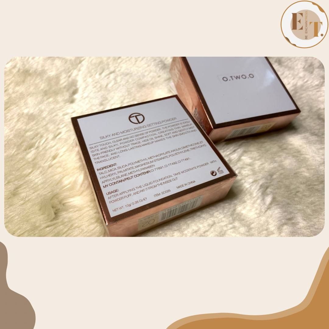 O.TWO.O FACE SETTING POWDER COMPACT-AUTHENTIC AND SEALED on Carousell