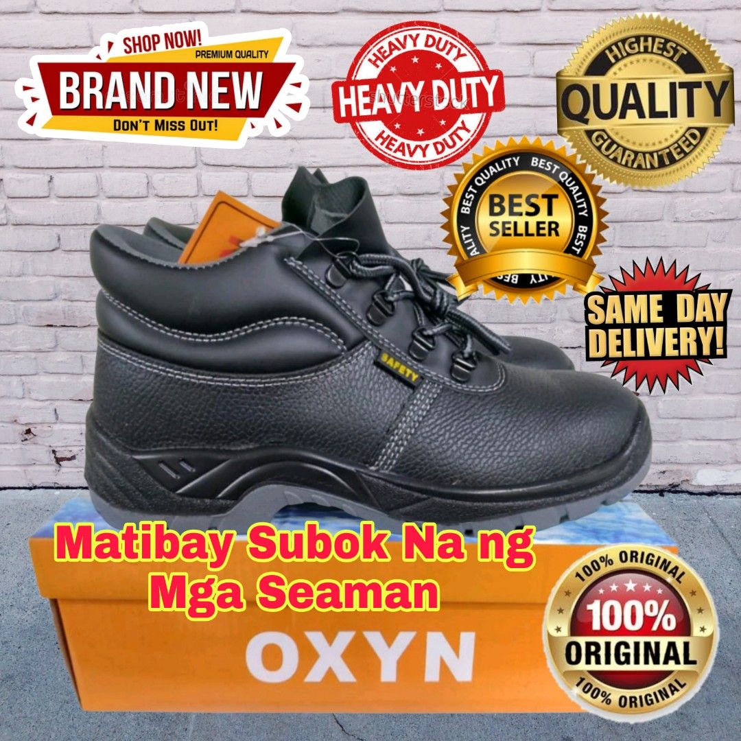 OXYN SAFETY SHOES HEAVY DUTY PANGMATAGALAN on Carousell