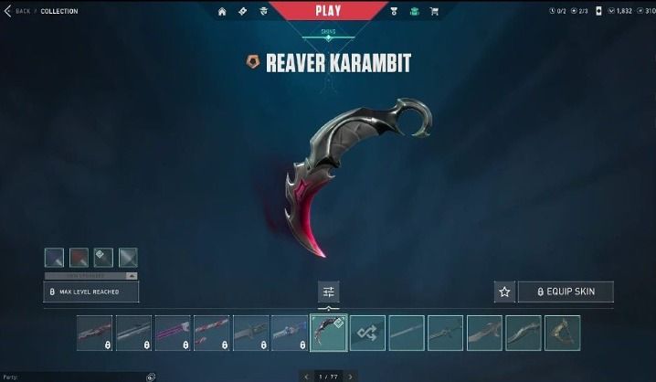 P3 SUPER-STACKED Valorant Account 43 Prem RUIN ARCANE ELDERFLAME DAGGER ...