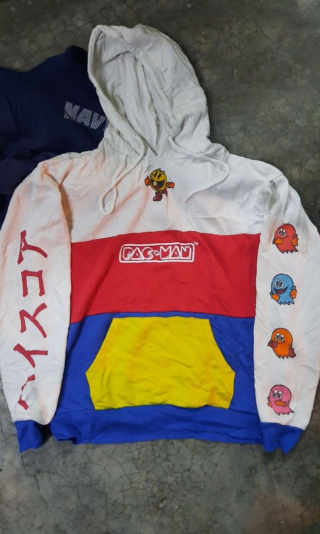 PAC MAN HOODIE, Men's Fashion, Coats, Jackets and Outerwear on Carousell