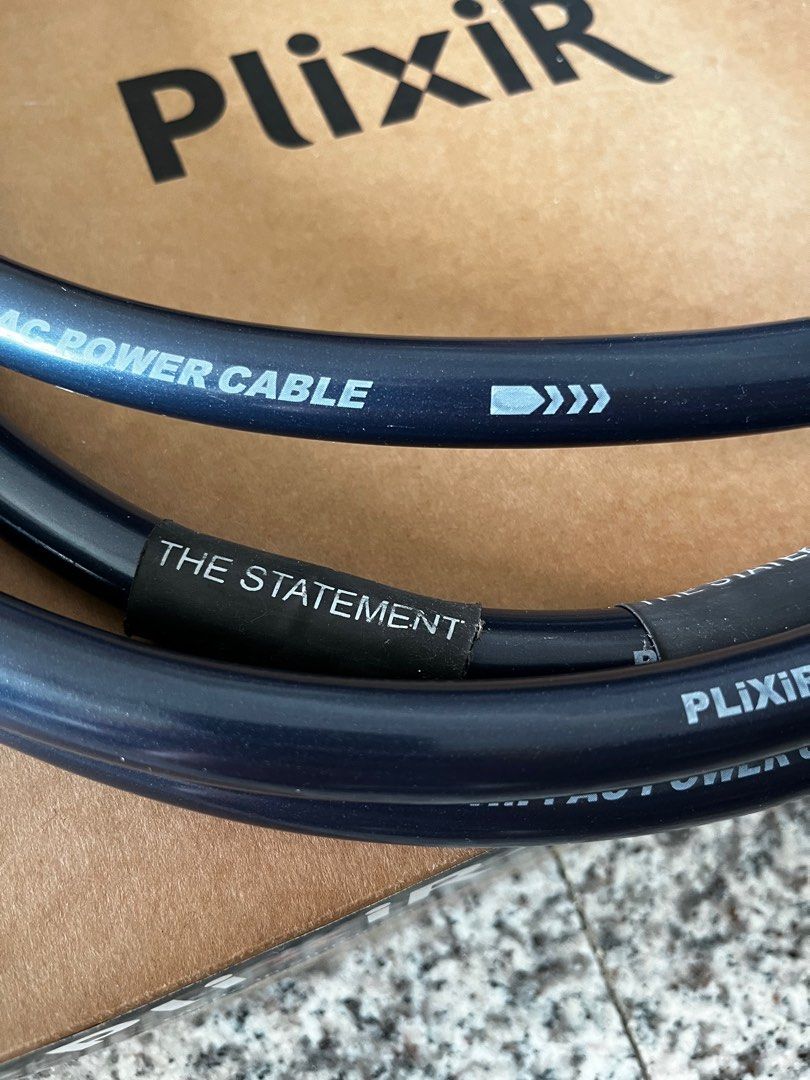 Plixir The Statement Power Cord, Audio, Other Audio Equipment on Carousell