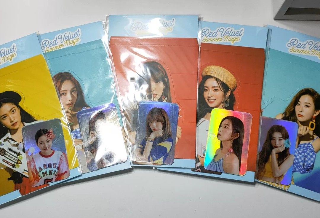 [PO] RED VELVET SUMMER MAGIC PHOTOCARD STANDEE, Hobbies & Toys ...