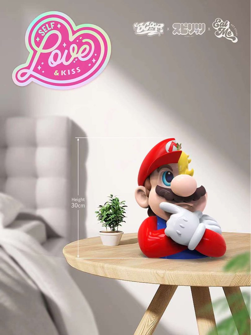 [PO] Super Mario|Princess Peach Kiss, Hobbies & Toys, Toys & Games on ...