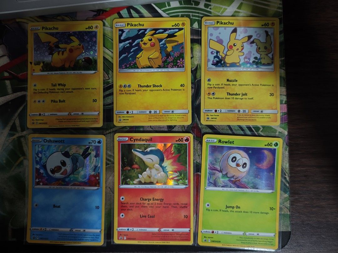 Pokemon pikachu promo cards, Hobbies & Toys, Toys & Games on Carousell