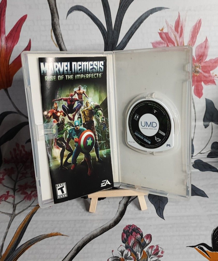 PSP UMD Games Marvel Nemesis Rise of the Imperfects, Video Gaming ...