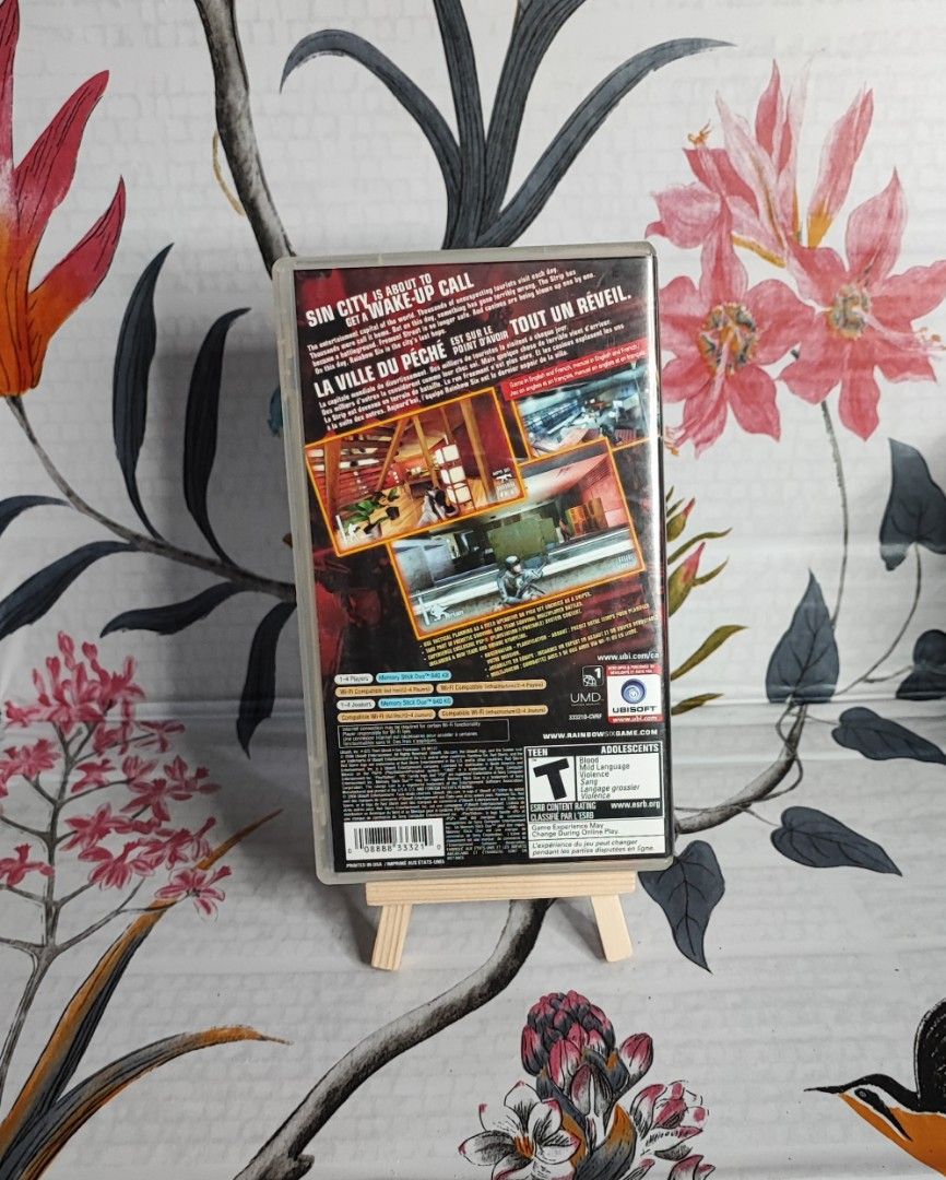 PSP UMD Games Rainbow Six Vegas, Video Gaming, Video Games, PlayStation ...