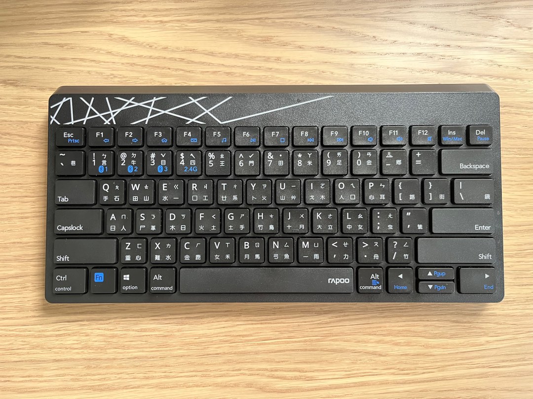 Rapoo wireless keyboard, 電腦＆科技, 電腦周邊及配件, 電腦鍵盤及相關產品 - Carousell