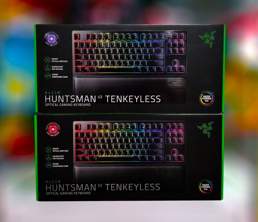 RAZER HUNTSMAN V2 TENKEYLESS OPTICAL GAMING KEYBOARD, Computers & Tech ...