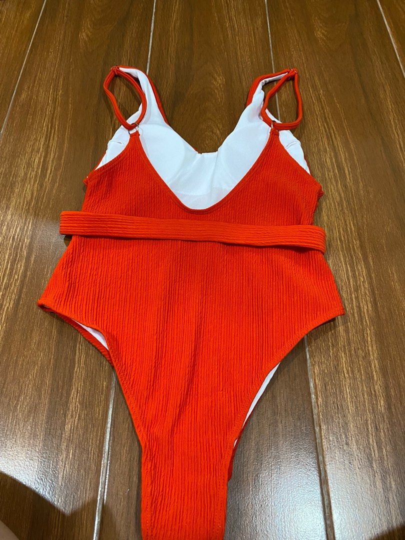 Red Swimwear, Women's Fashion, Swimwear, Bikinis & Swimsuits on Carousell