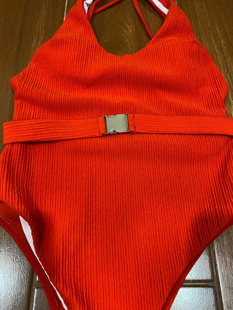 Red Swimwear, Women's Fashion, Swimwear, Bikinis & Swimsuits on Carousell