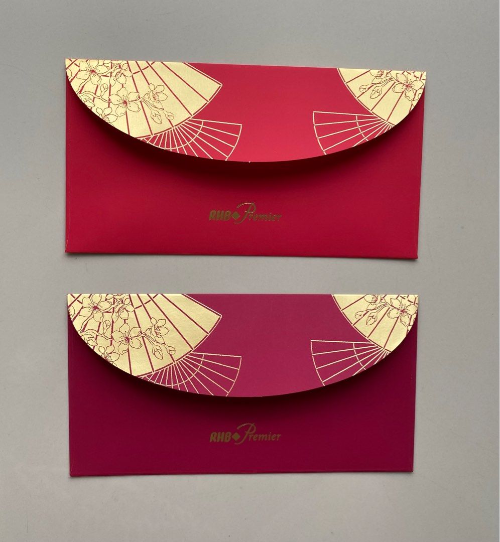 RHB Premier 2023 Red Packet Angpau - 16 pieces + cover, Hobbies & Toys ...