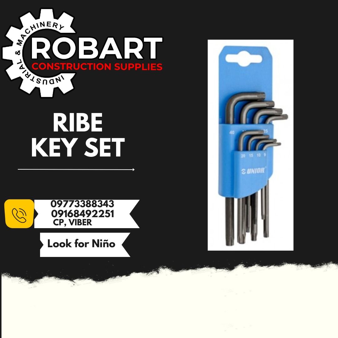 RIBE KEY SET, Commercial & Industrial, Construction Tools & Equipment ...