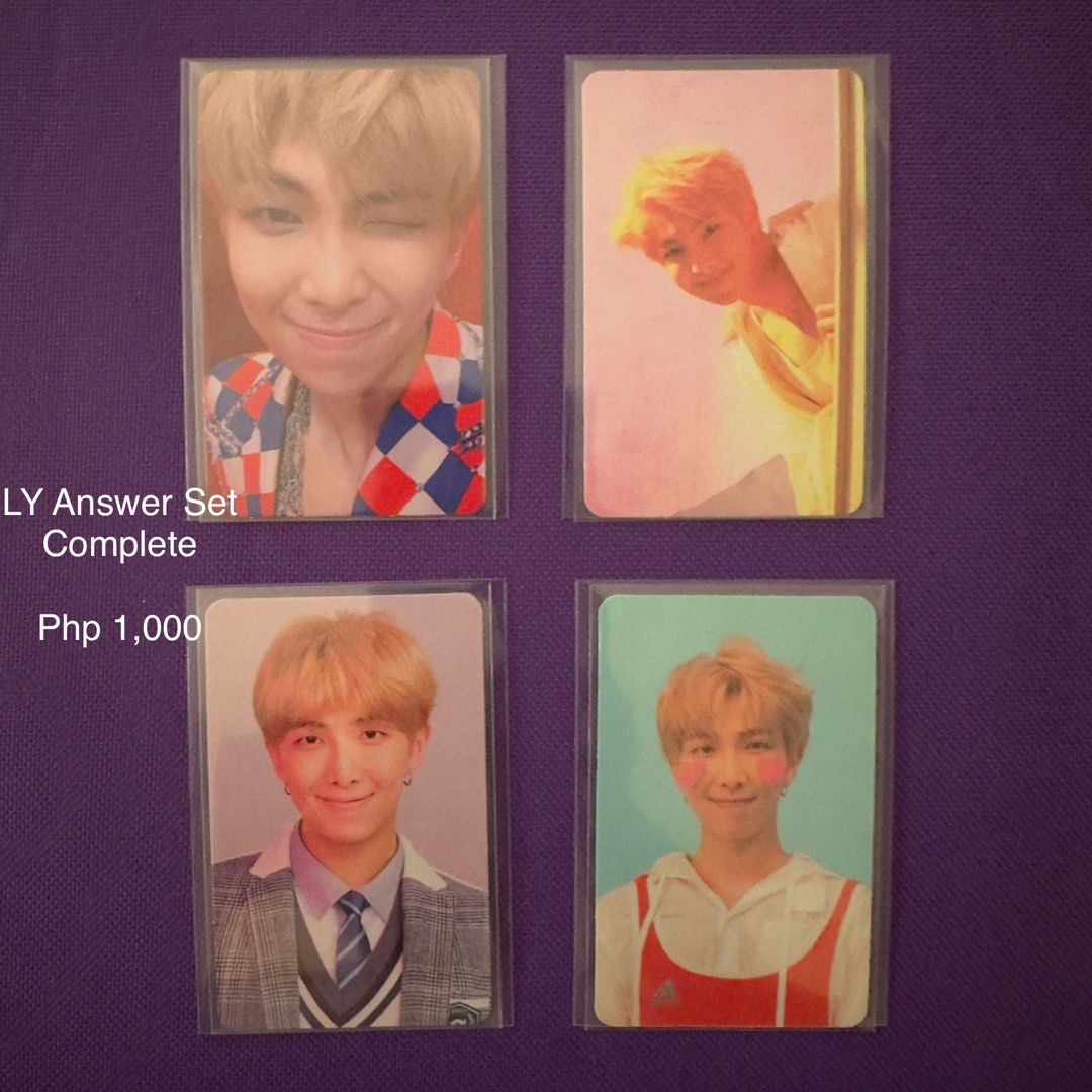 RM Photocards (Part 1) on Carousell