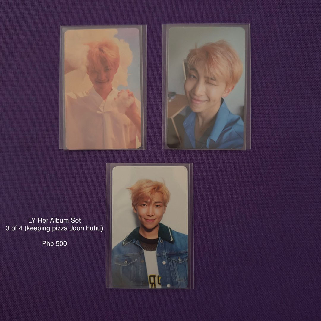 RM Photocards (Part 1) on Carousell