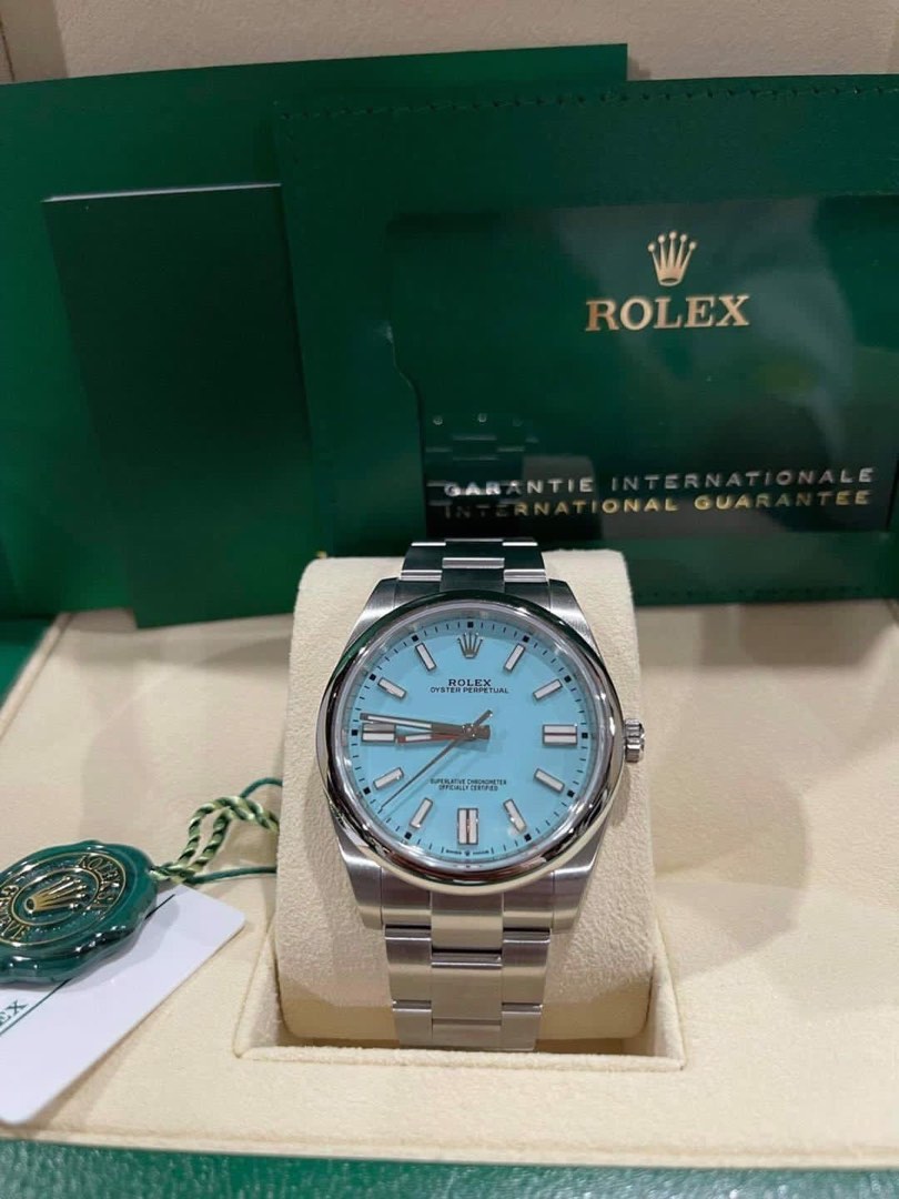 ROLEX OP 41 Tiffany Blue on Carousell