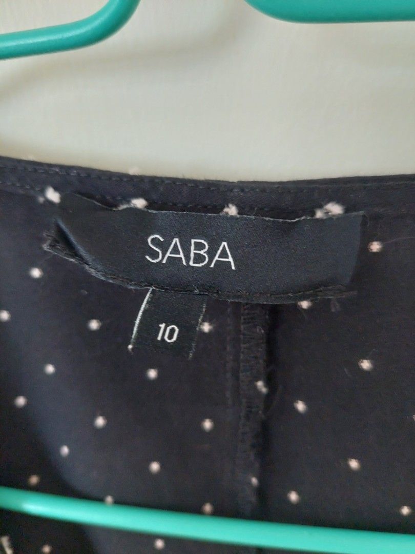 SABA black colour wrap dress, Women's Fashion, Dresses & Sets, Dresses ...