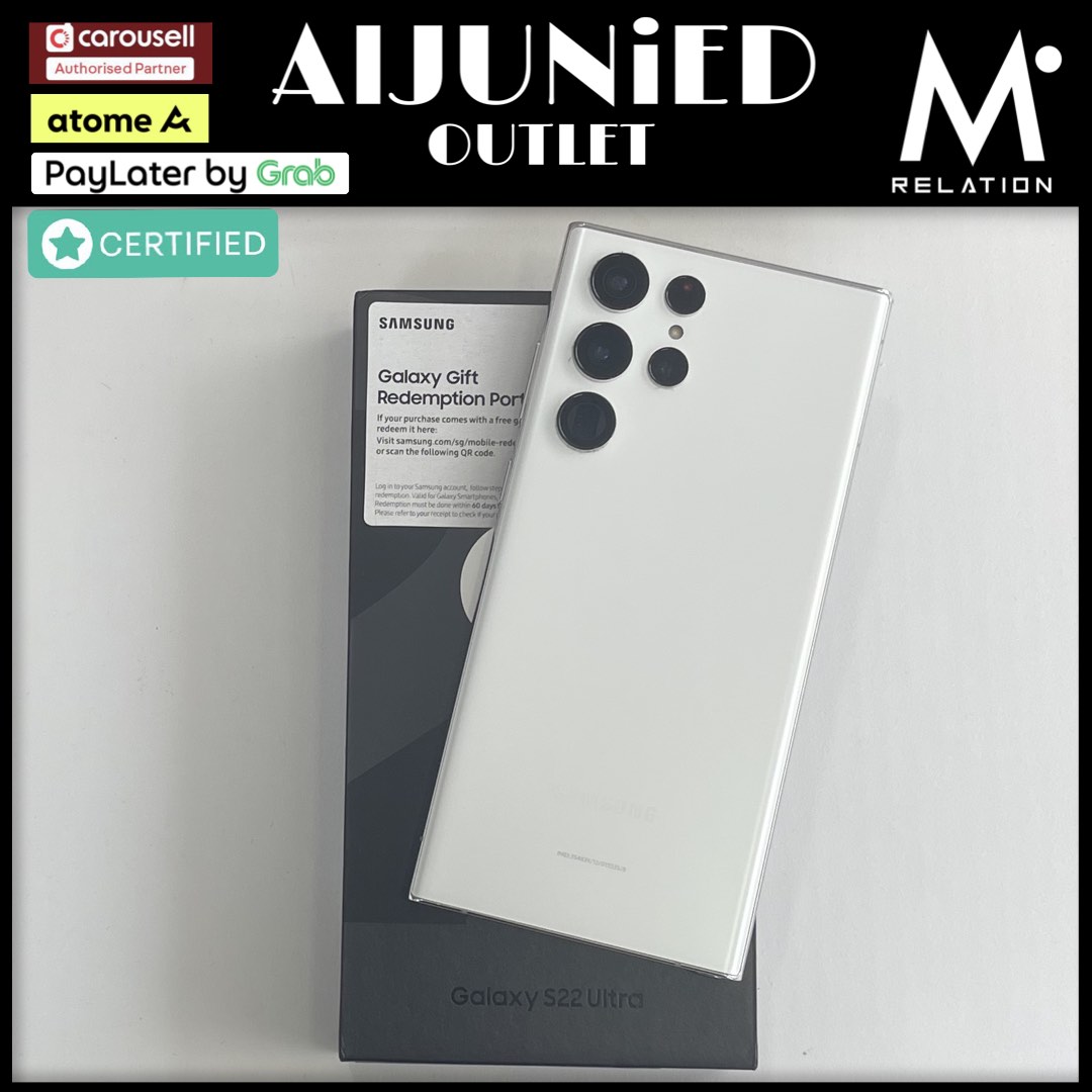Samsung Galaxy S22 Ultra 12/256GB Phantom White #2252, Mobile Phones ...