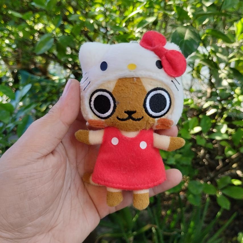 SANRIO x Monster Hunter Hello Kitty Plush charm on Carousell