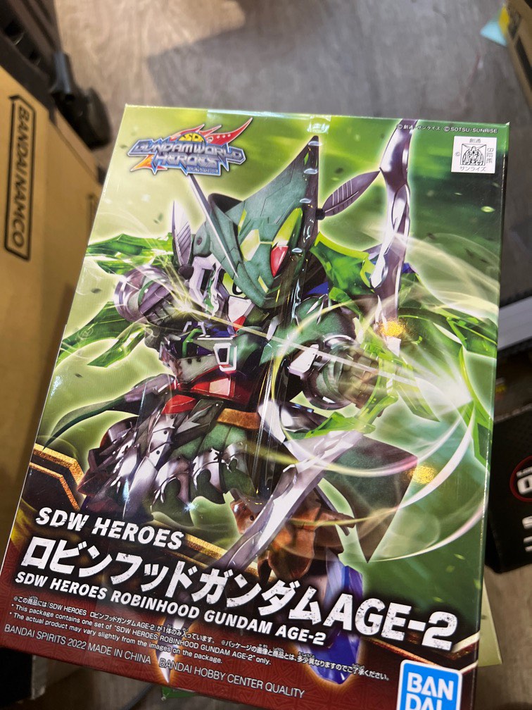 SD高達世界群英集 羅賓漢高達AGE-2, 興趣及遊戲, 玩具 & 遊戲類 - Carousell