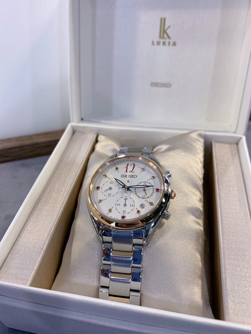 Seiko Lukia chronograph Watch Limited Edition, Women's Fashion, Watches ...