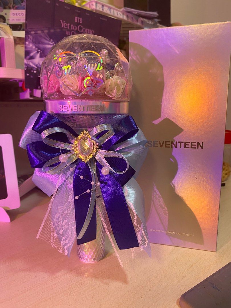 Seventeen Lightstick/Carrat/ Official SVT Lightstick, Hobbies & Toys ...