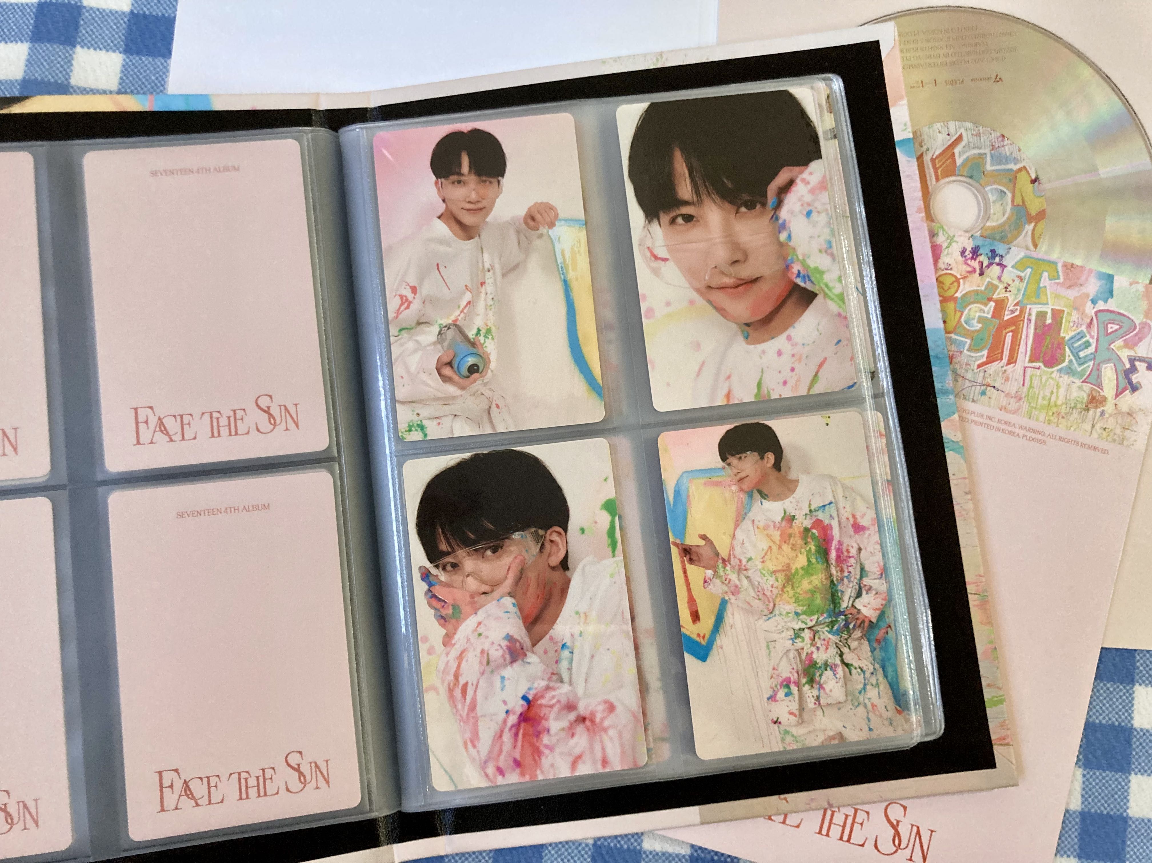 Seventeen svt face the sun carat ver unsealed album jeonghan photobook ...