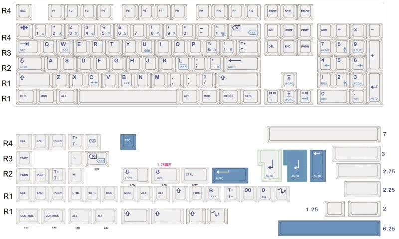 Shenpo Cyan TA Origin Keycaps, Computers & Tech, Parts & Accessories ...