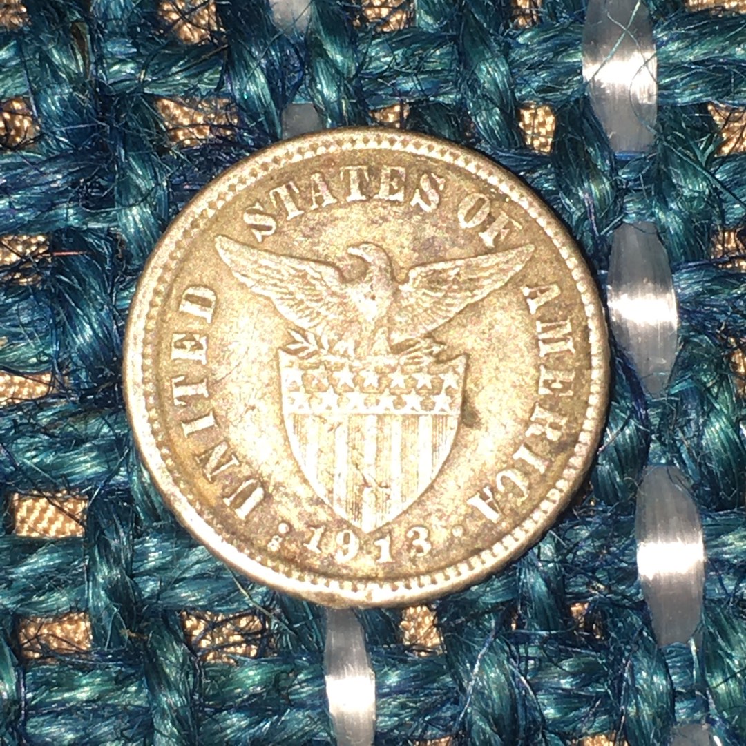 Silver Coin - 1913 Eagle USPI - 10 centavos, Hobbies & Toys ...