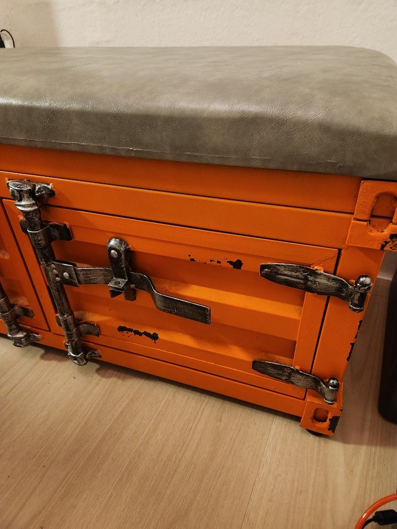 Storage stool. Mini shipping container, Furniture & Home Living ...