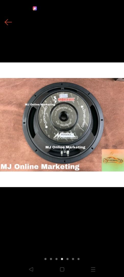 Subwoofer Mohawk dan Monoblock swissline, Auto Accessories on Carousell