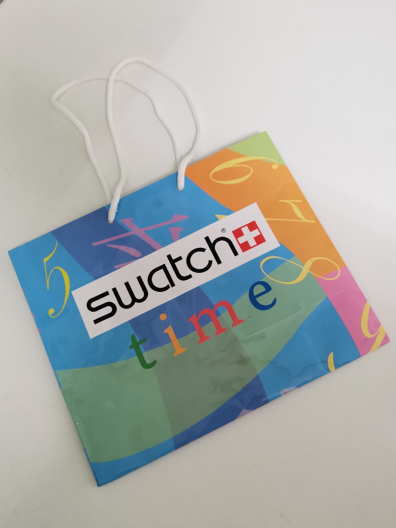 Swatch paper bag, Hobbies & Toys, Stationery & Craft, Art & Prints on ...
