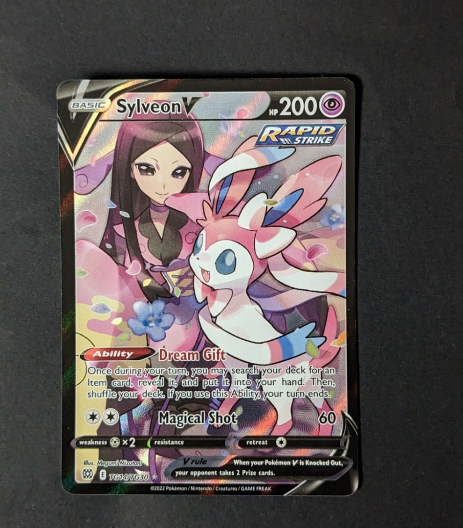 Sylveon V CSR TG Brilliant Stars Pokemon Card Tcg, Hobbies & Toys, Toys ...
