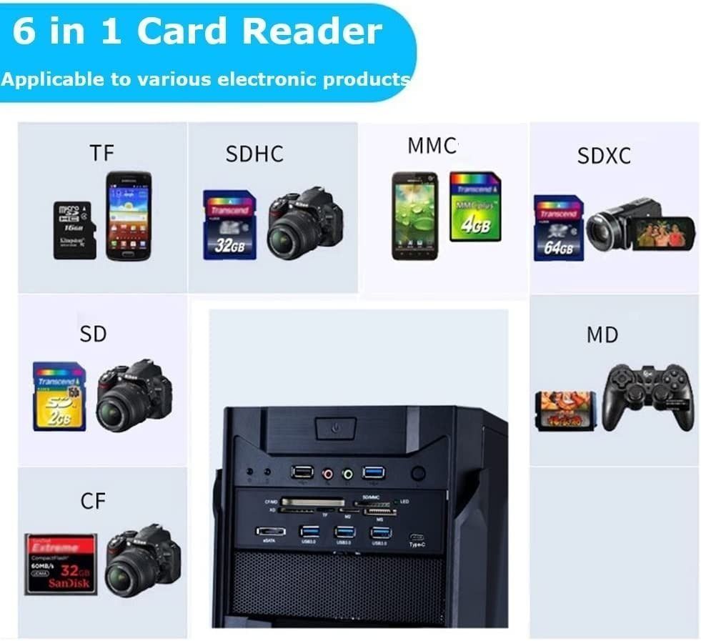 T436 Diyeeni Internal Card Reader 5.25inches High speed front USB 3.0 ...