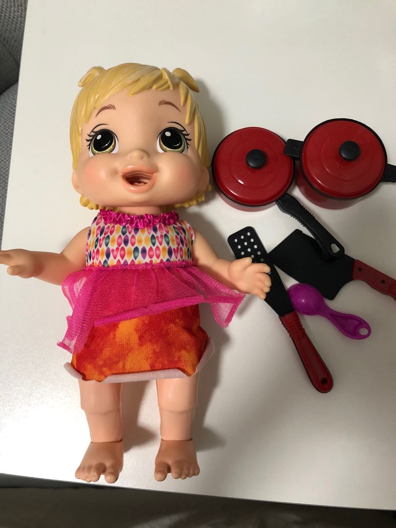 Talking Baby Alive Doll, Babies & Kids, Infant Playtime on Carousell