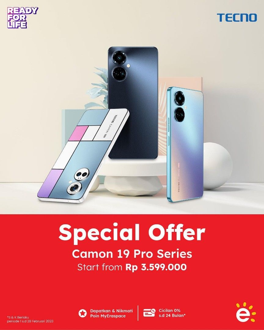 Tecno Camon 19 Pro Series Bisa Dicicil Pake KTP Proses Mudah dan Cepat ...