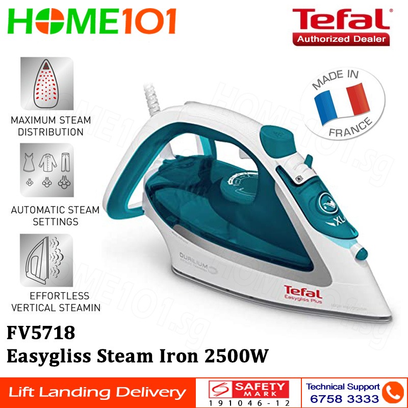 Tefal Easygliss Steam Iron 2500W FV5718, TV & Home Appliances, Irons ...