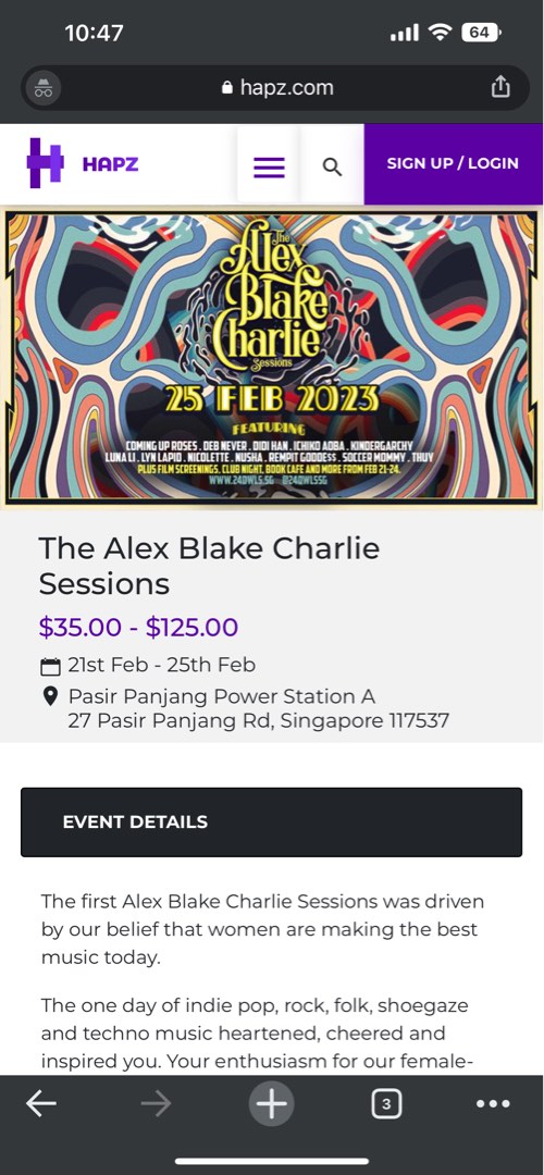 The Alex Blake Charlie Sessions, Tickets & Vouchers, Event Tickets on ...