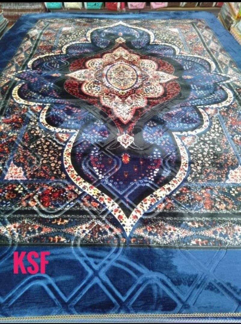 THICK MING CARPETS (KING SIZE), Furniture & Home Living, Home Decor ...