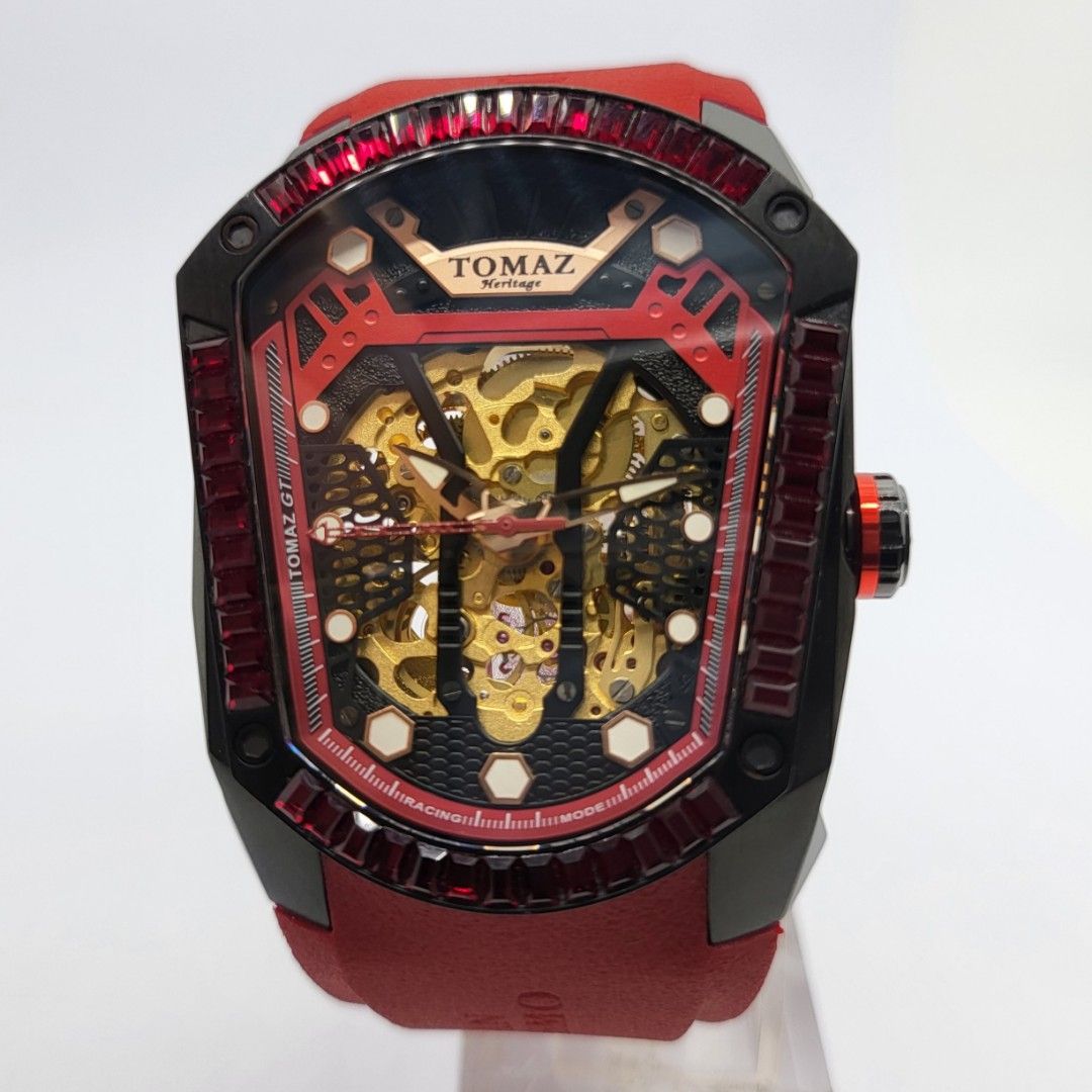 TM-TOMAZ TW-028 GT Skeleton Automatic Watch, Men's Fashion, Watches ...
